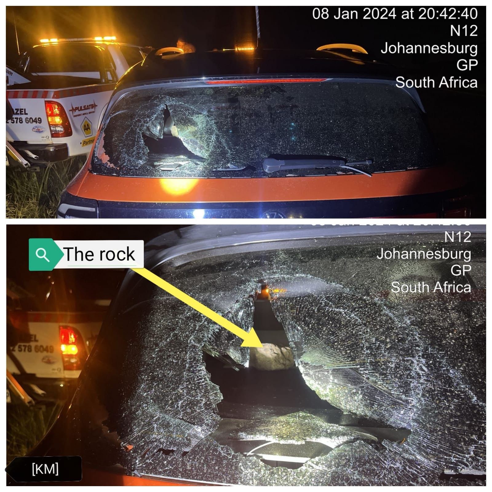 Rock-throwing incident leaves vehicle damaged | Rising Sun Newspapers