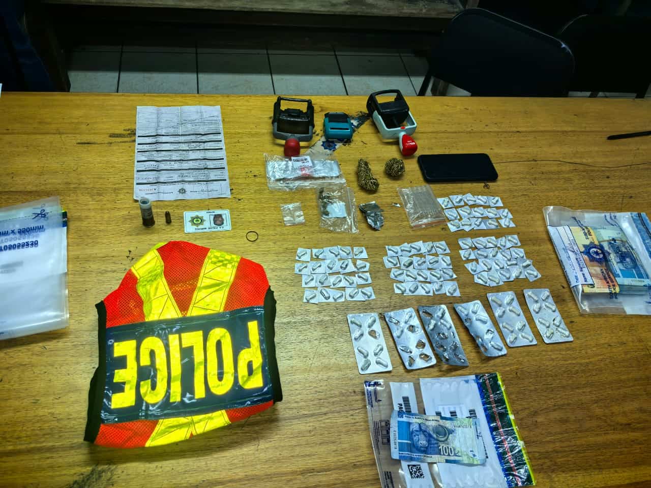 Former cop caught red-handed with drugs, firearms and police gear ...