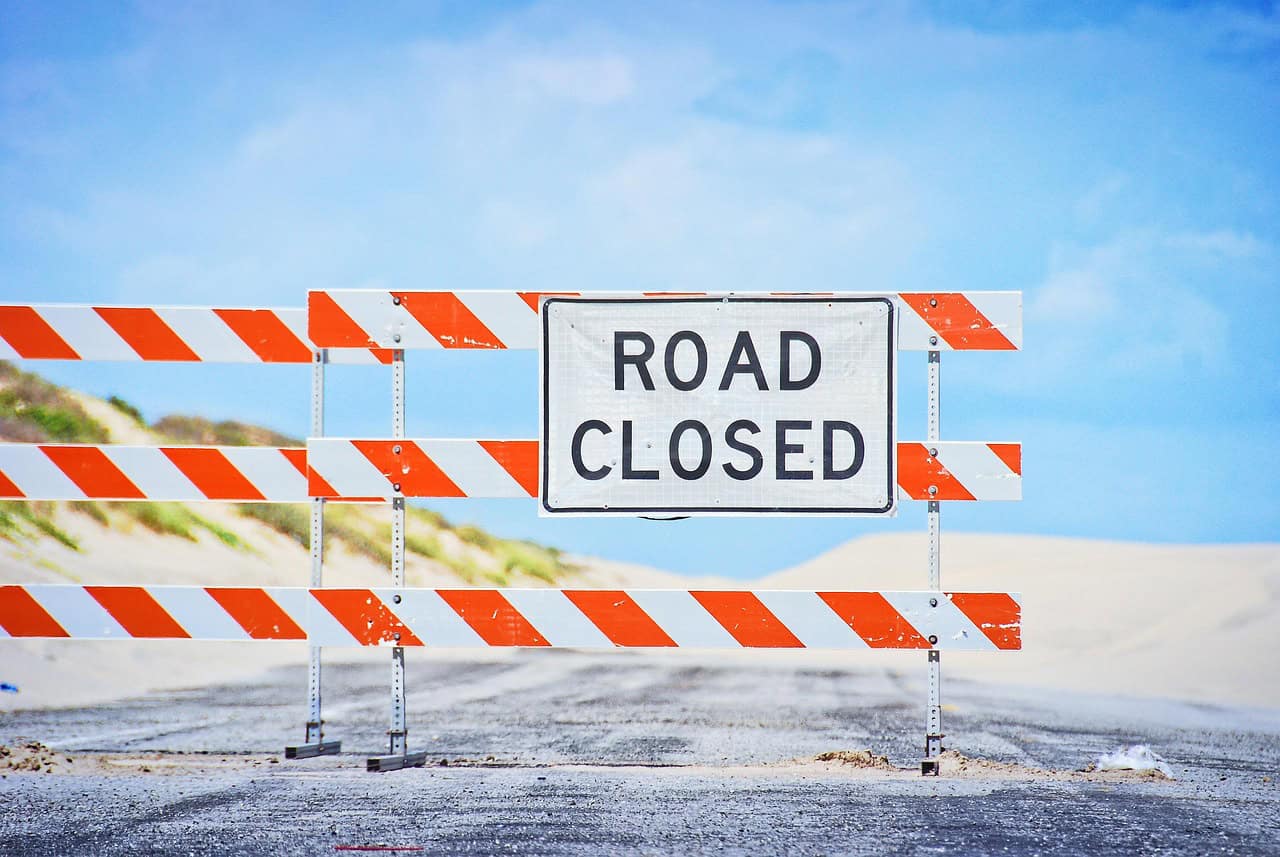 Temporary nighttime road closures on M13 off-ramp at Paradise Valley ...